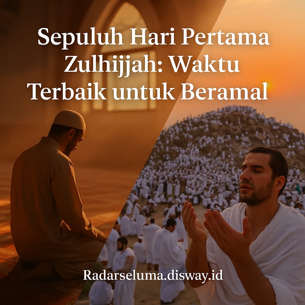 Sepuluh Hari Pertama Zulhijjah: Waktu Terbaik untuk Beramal