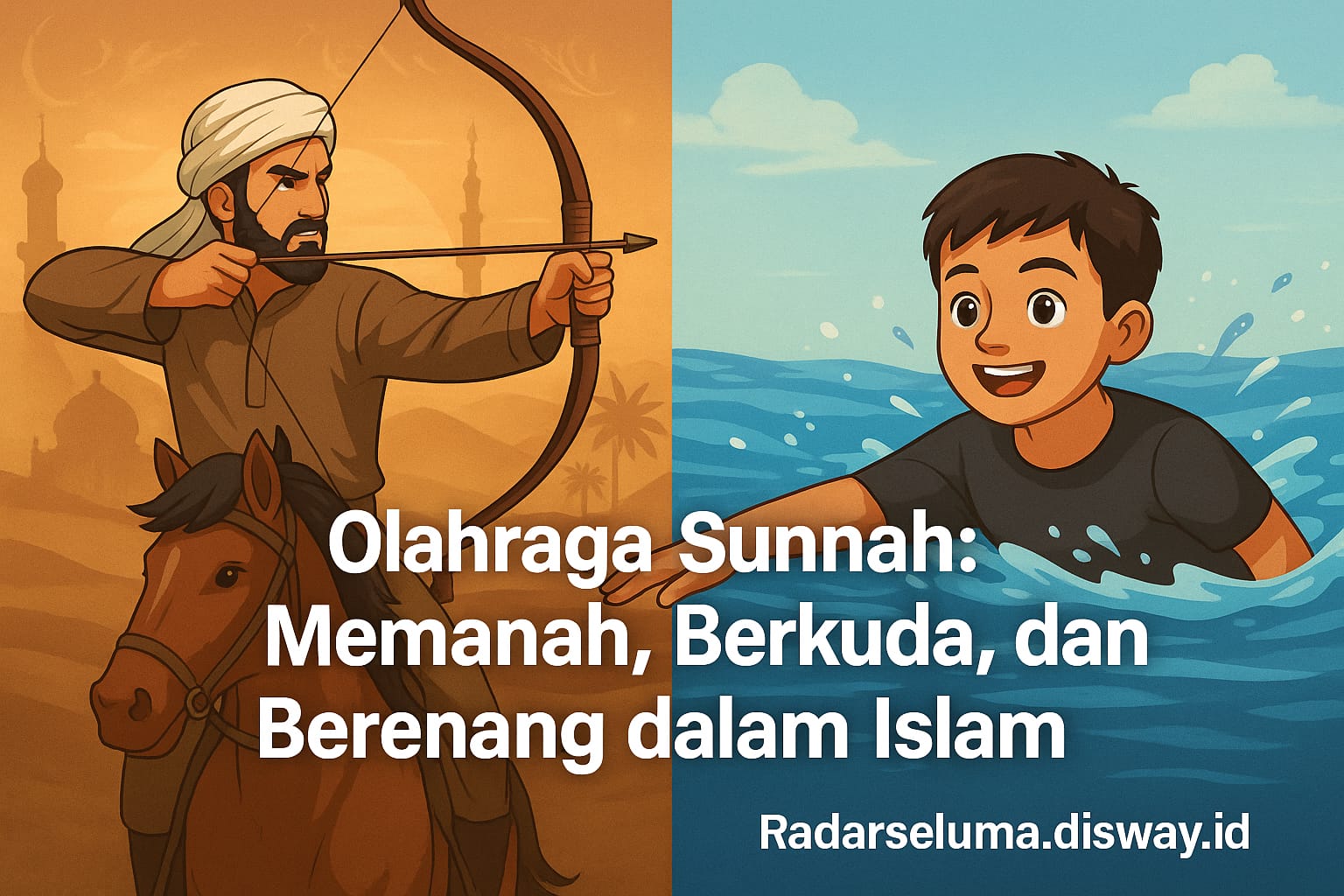 Olahraga Sunnah: Memanah, Berkuda, dan Berenang dalam Agama Islam