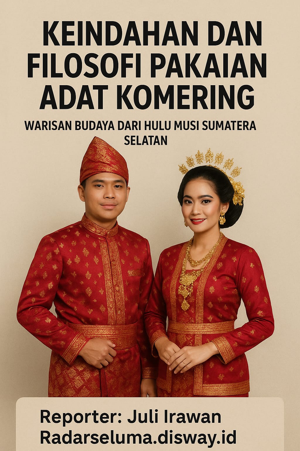 Keindahan dan Filosofi Pakaian Adat Komering: Warisan Budaya dari Hulu ...