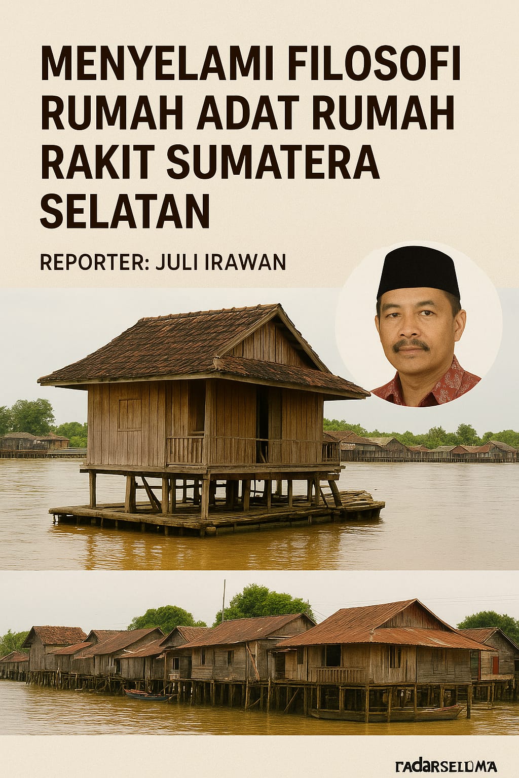 Menyelami Filosofi Rumah Adat Rakit Sumatera Selatan: Warisan Budaya ...