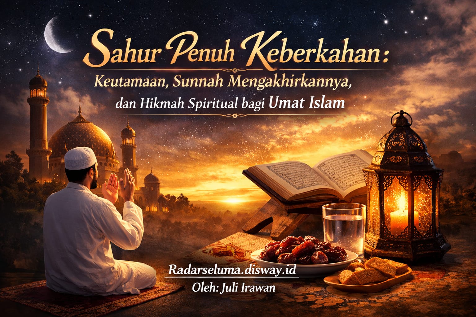 Sahur Penuh Keberkahan: Keutamaan, Sunnah Mengakhirkannya, dan Hikmah ...