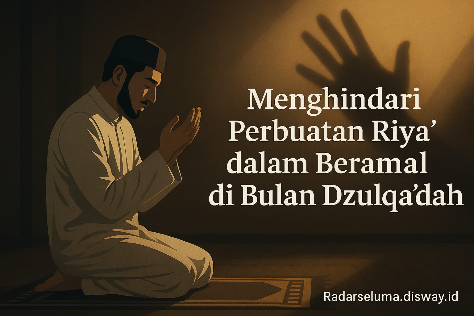 Menghindari Perbuatan Riya’ dalam Beramal di Bulan Dzulqa’dah