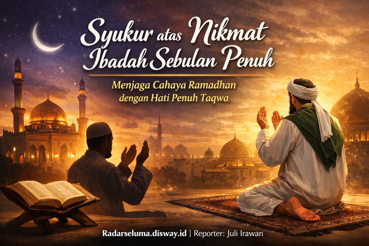 Syukur atas Nikmat Ibadah Sebulan Penuh: Menjaga Cahaya Ramadhan dengan ...
